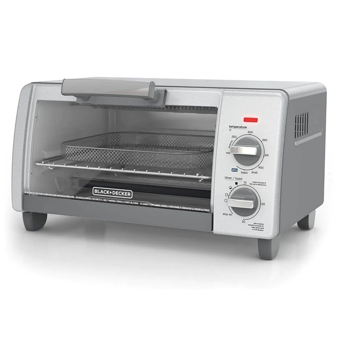 Horno tostador con freidora de aire Black & Decker 4 rebanadas TO1785S