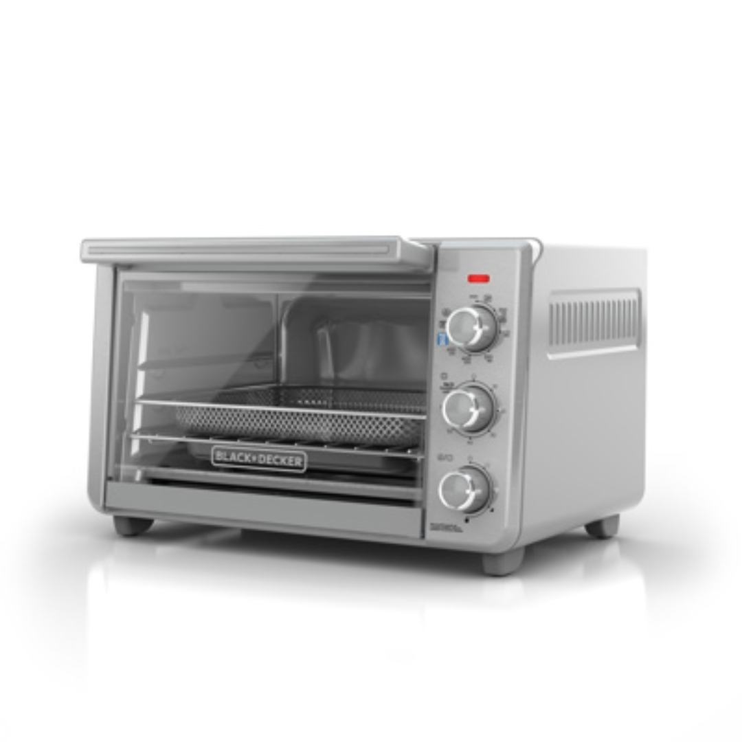 Horno tostador con freidora de aire Black & Decker 6 rebanadas TO3217S